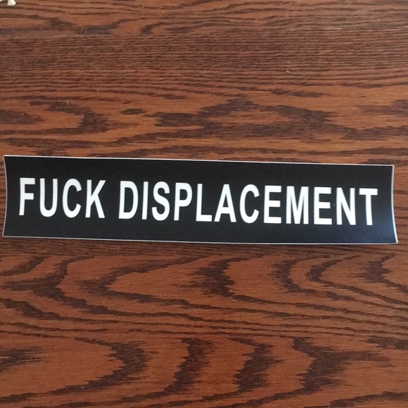 Other | F Displacement Sticker | Poshmark